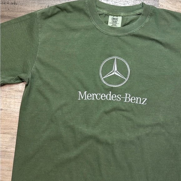 Comfort Colors | Shirts | Mens Embroidered Mercedes Benz Tshirt Large ...